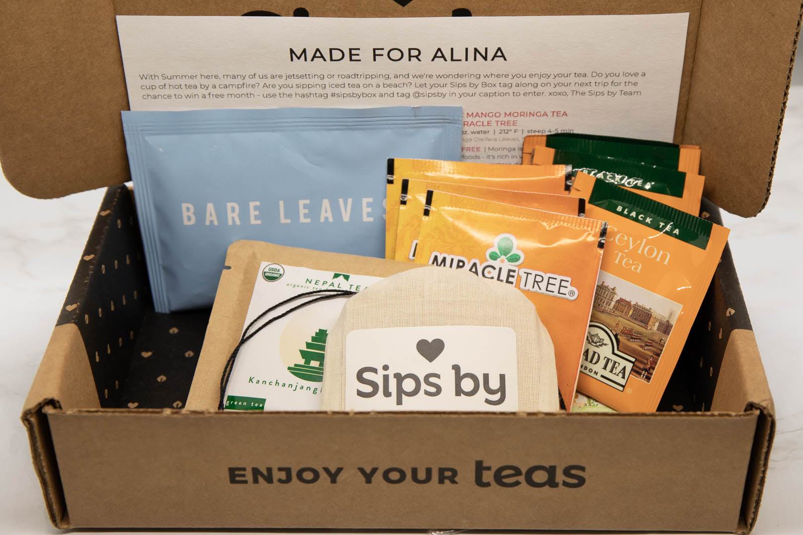 Sips By Review - Monthly Tea Subscription Box | July & August 2019 ⋆ ...